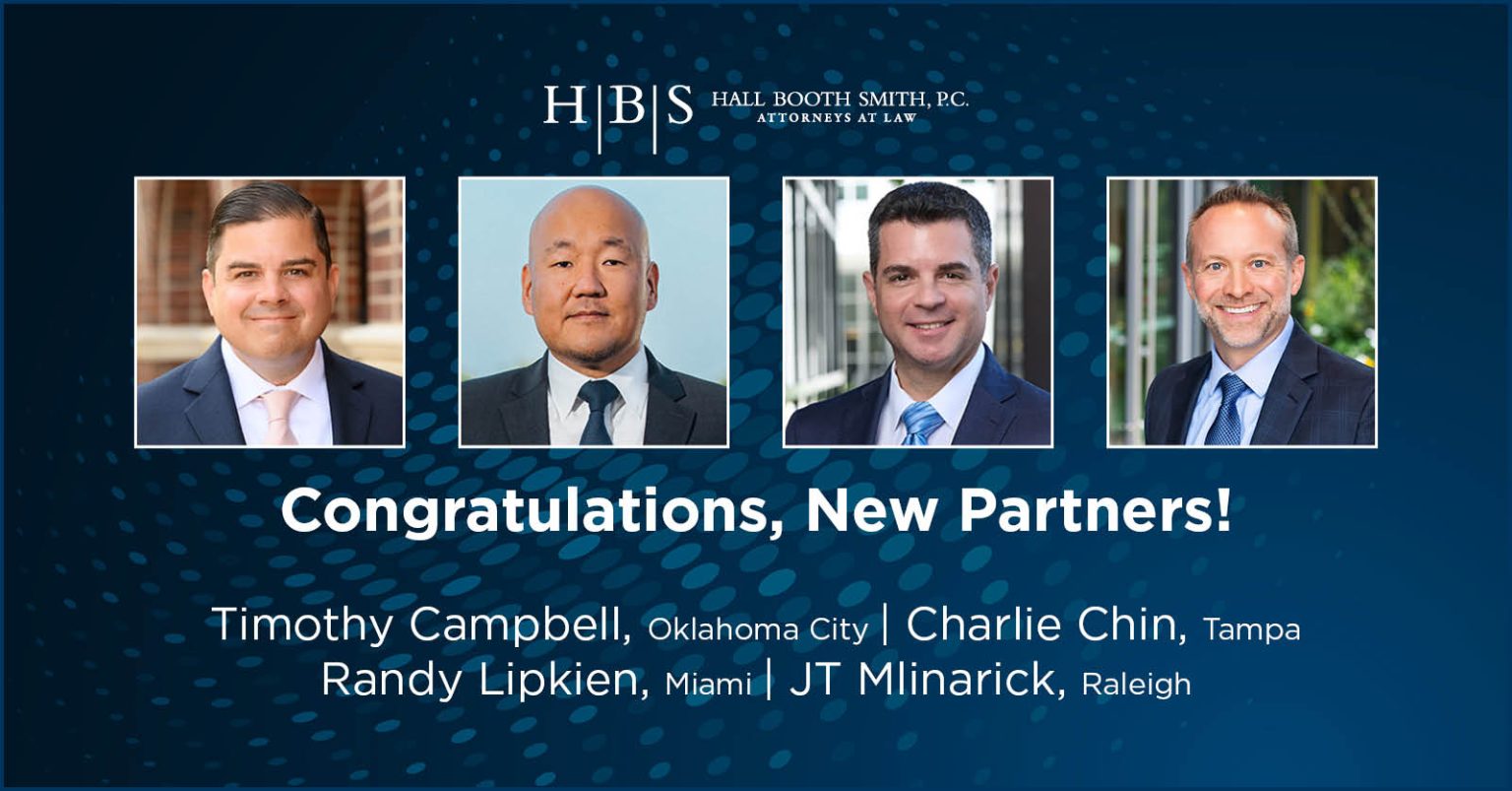 Hall Booth Smith Names Four New Partners